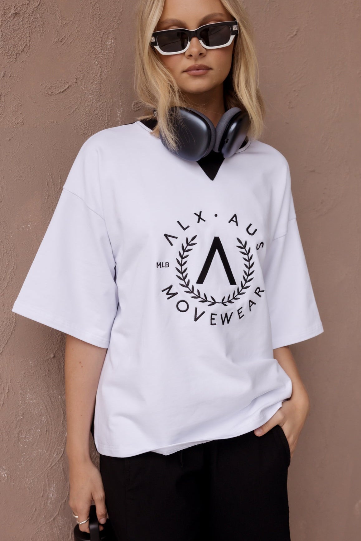 BRAX T-Shirt White/Black – A L E X A N D R A