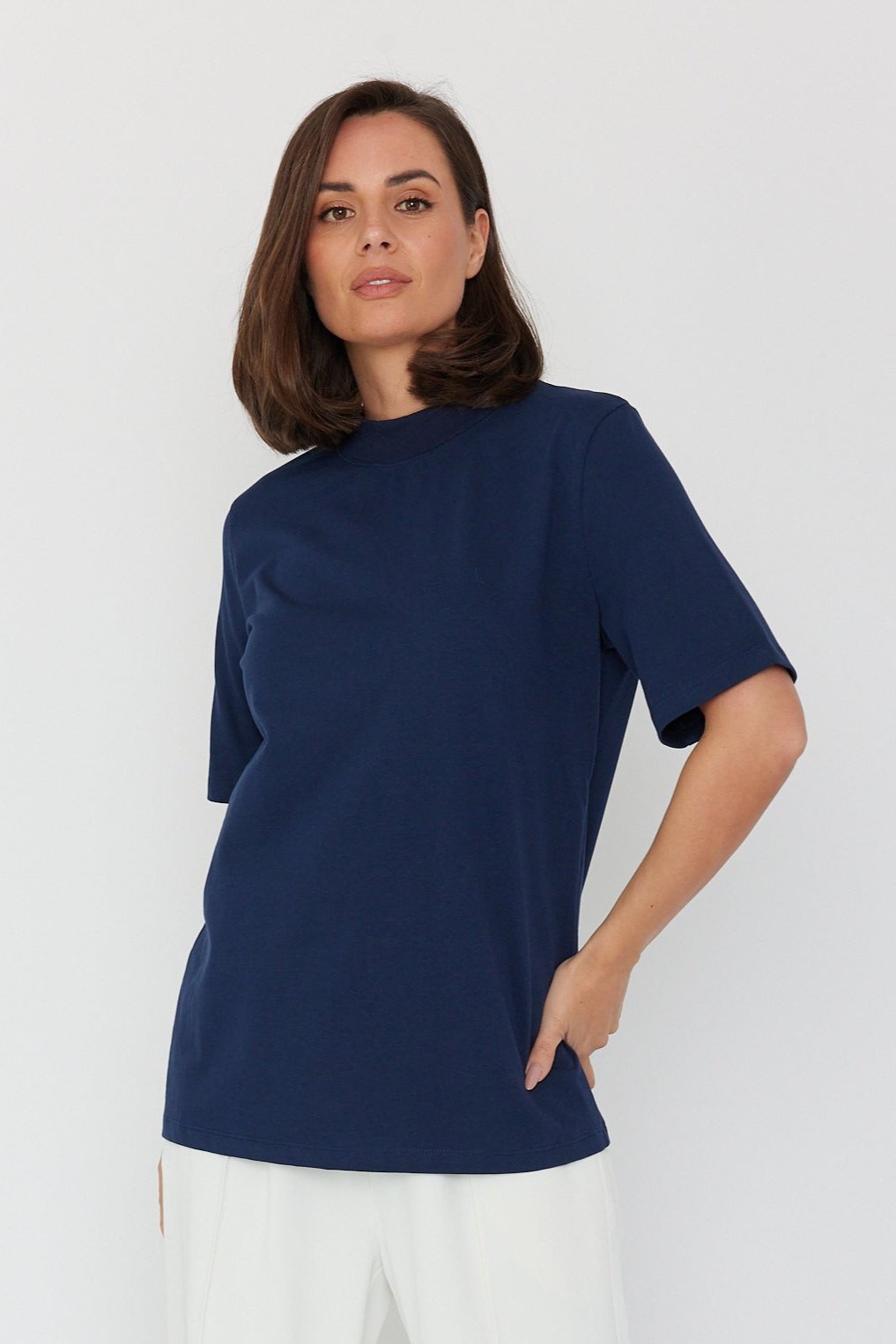 RUBY T-Shirt Navy – A L E X A N D R A