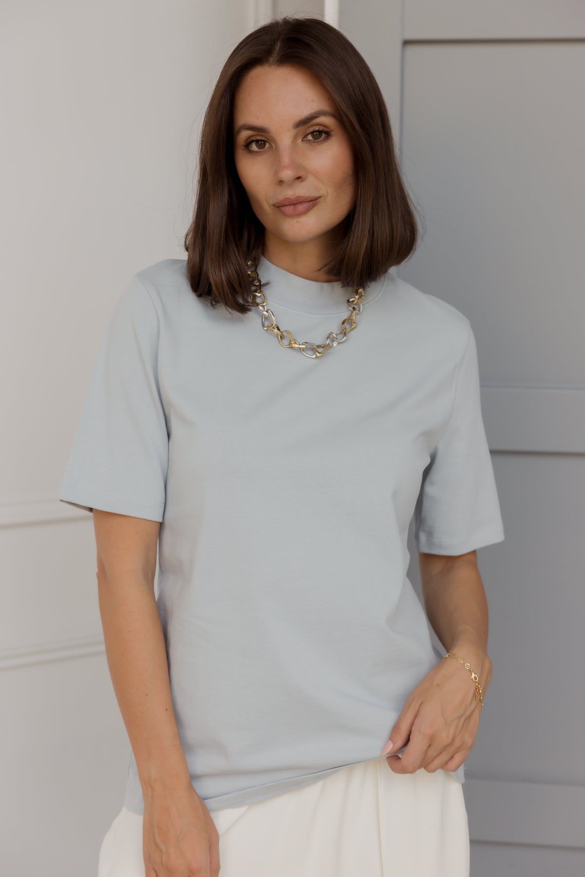 RUBY T-Shirt Smokey Blue – A L E X A N D R A