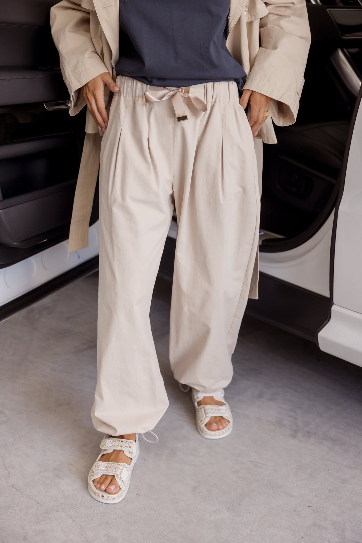 ASHER Pants Stone – A L E X A N D R A
