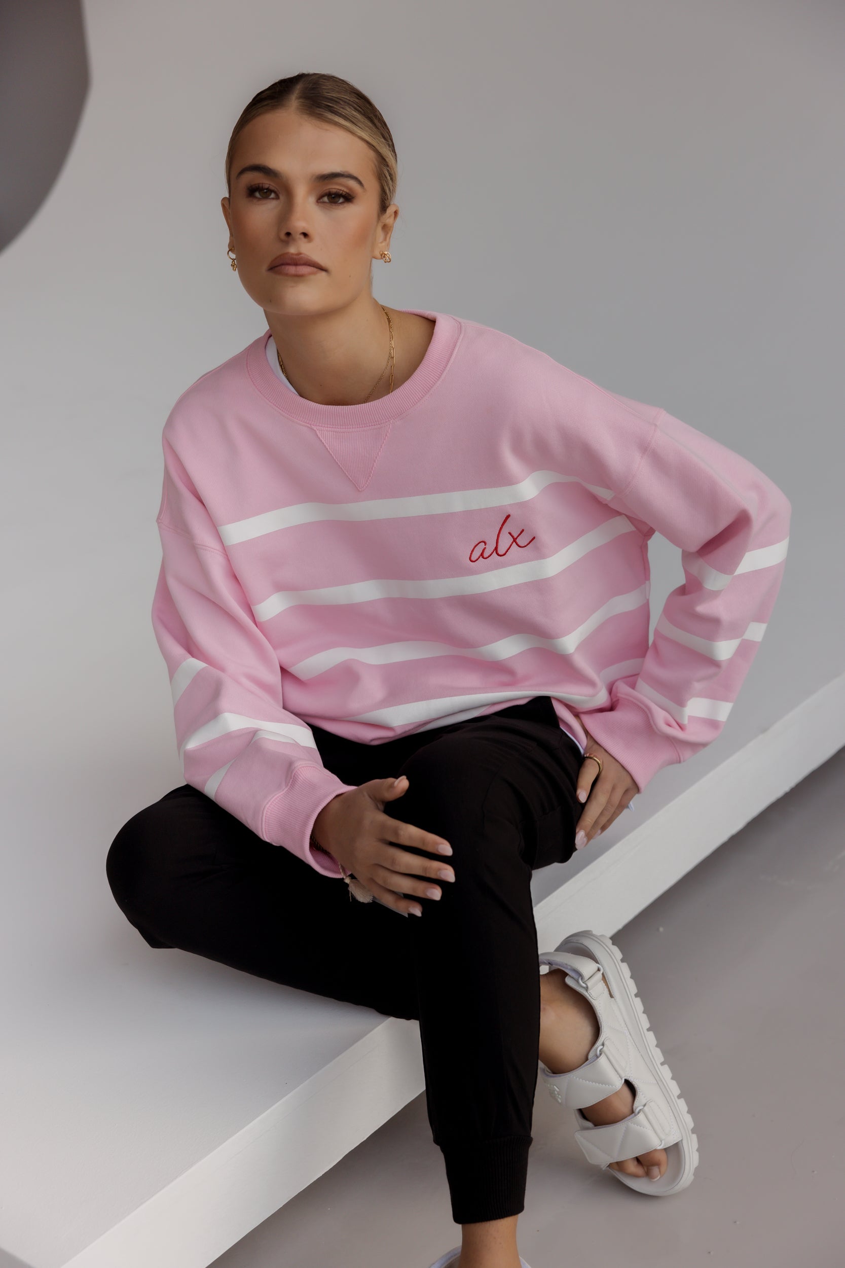 JASPER Jumper Pink – A L E X A N D R A
